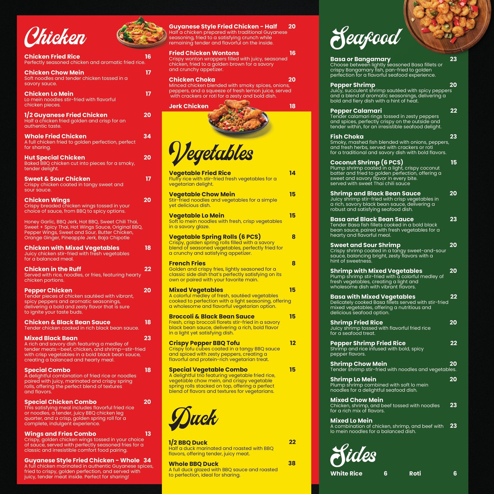 Menu – Calypso Hut